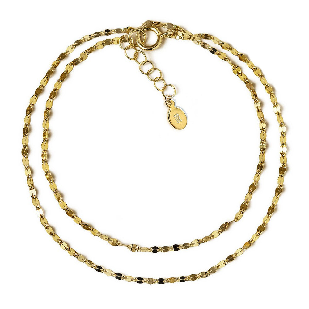 Gold Disc Bracelet, Dainty Gold Bracelet, Minimalist Jewelry