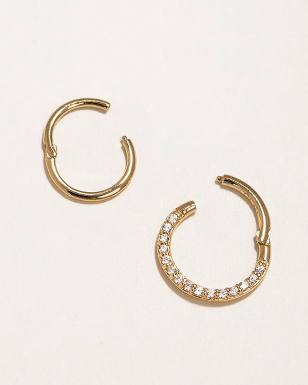Flat Back Earrings, Flat Back Studs, Helix Earrings | AMYO