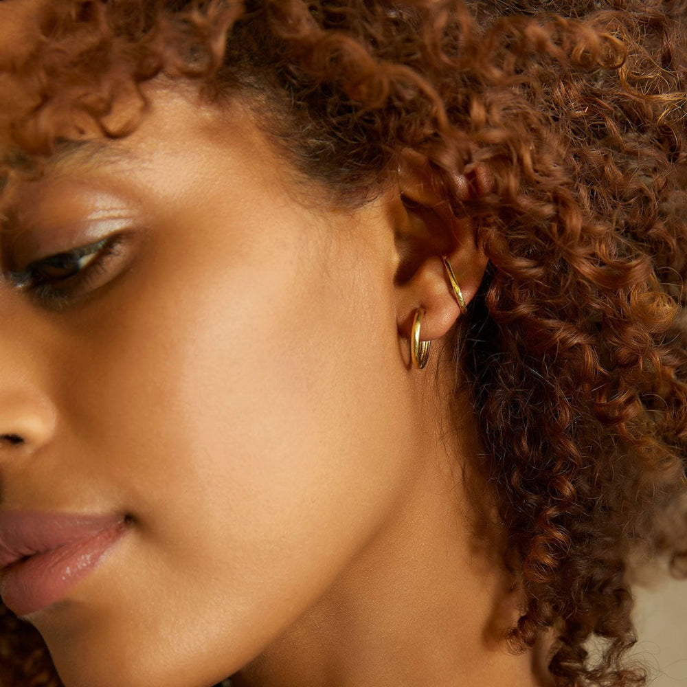 Real Gold Hoops, Mini Hoops
