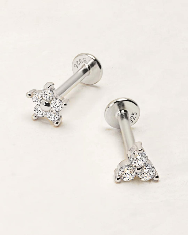 Flat Back Earrings, Flat Back Studs, Helix Earrings | AMYO